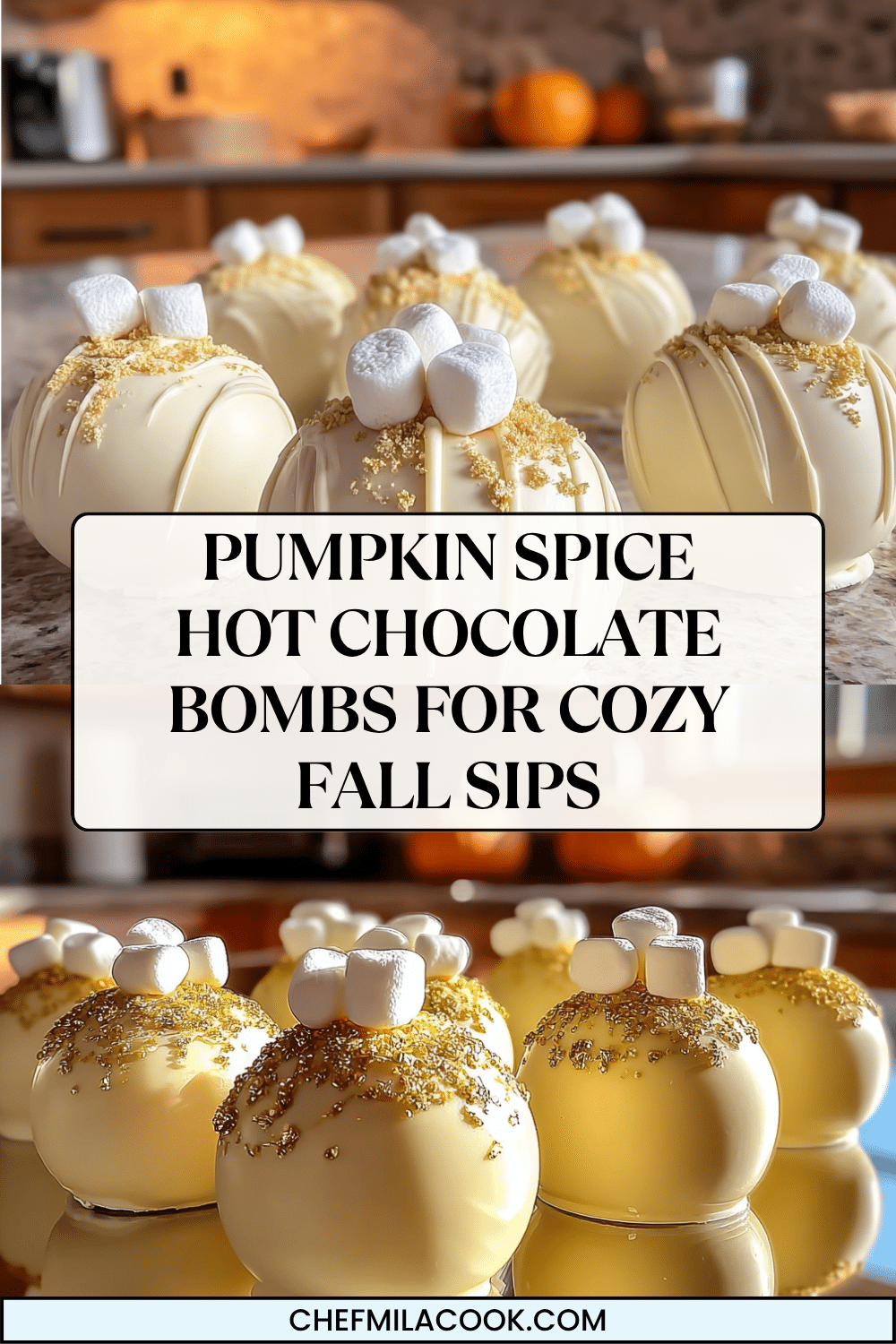 Pumpkin Spice Hot Chocolate Bombs Simple and Rich Treat – Cozy & Delicious